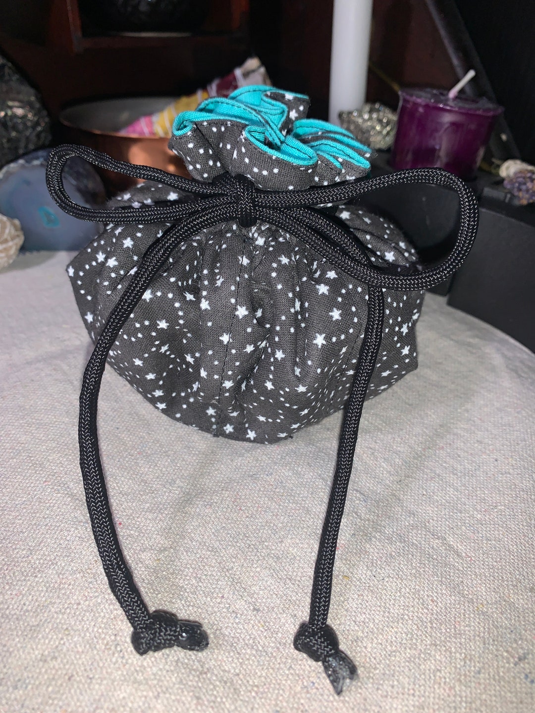 Crystal Pouch, (small Trinket Organization)- Jewelry Carrier, Doll ...