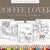 20 Coffee Lovers Coloring Pages | Printable PDF | Caffeine Inspired Art ...