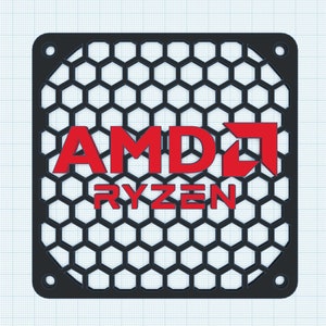 AMD Themed Fan Covers / Grills STL Downloads for 3d Printing - Etsy