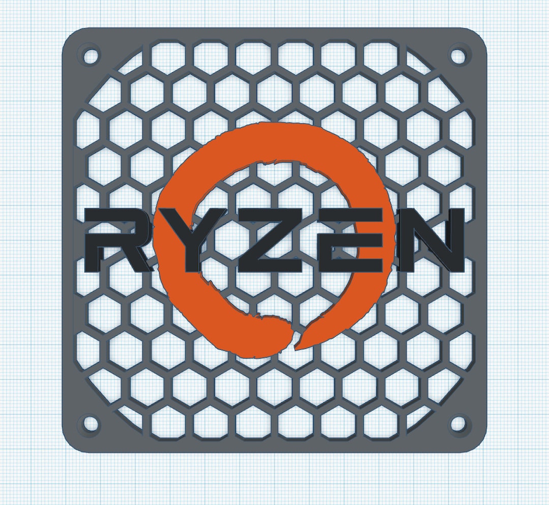 AMD Themed Fan Covers / Grills STL Downloads for 3d Printing - Etsy