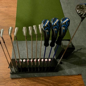 Golf Club Display Stand Golf Simulator Room Office Game Room - Etsy