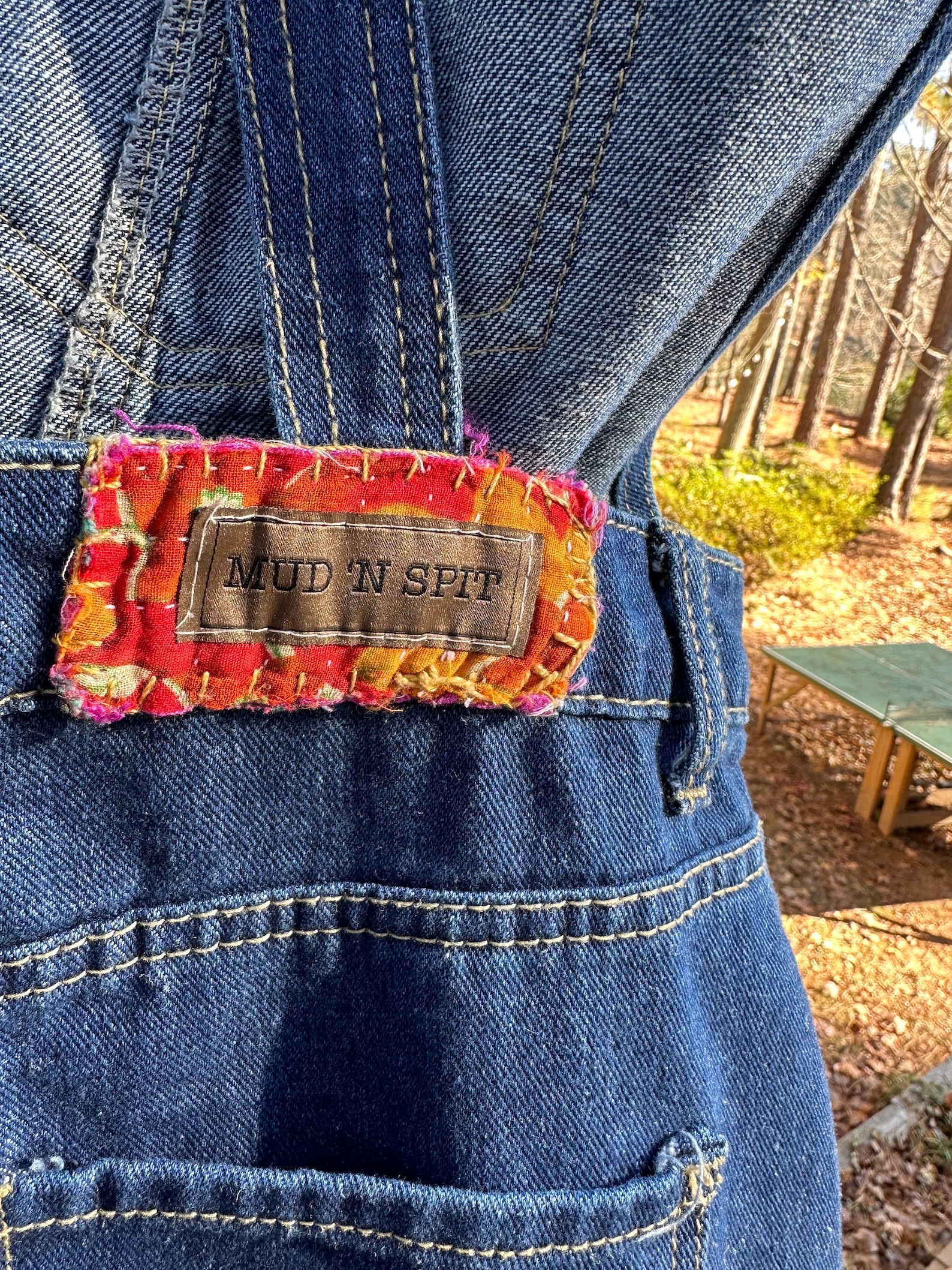 Slow Stitched, Patched Embroidered Overalls, Upcycled Men's Women's M ...