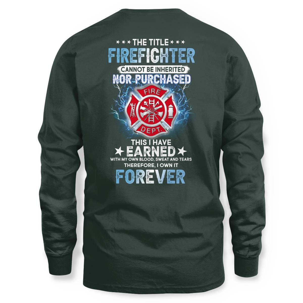 Firefighter Hoodie, Firefighter Tshirt, Firefighter Gift. Firefighter ...
