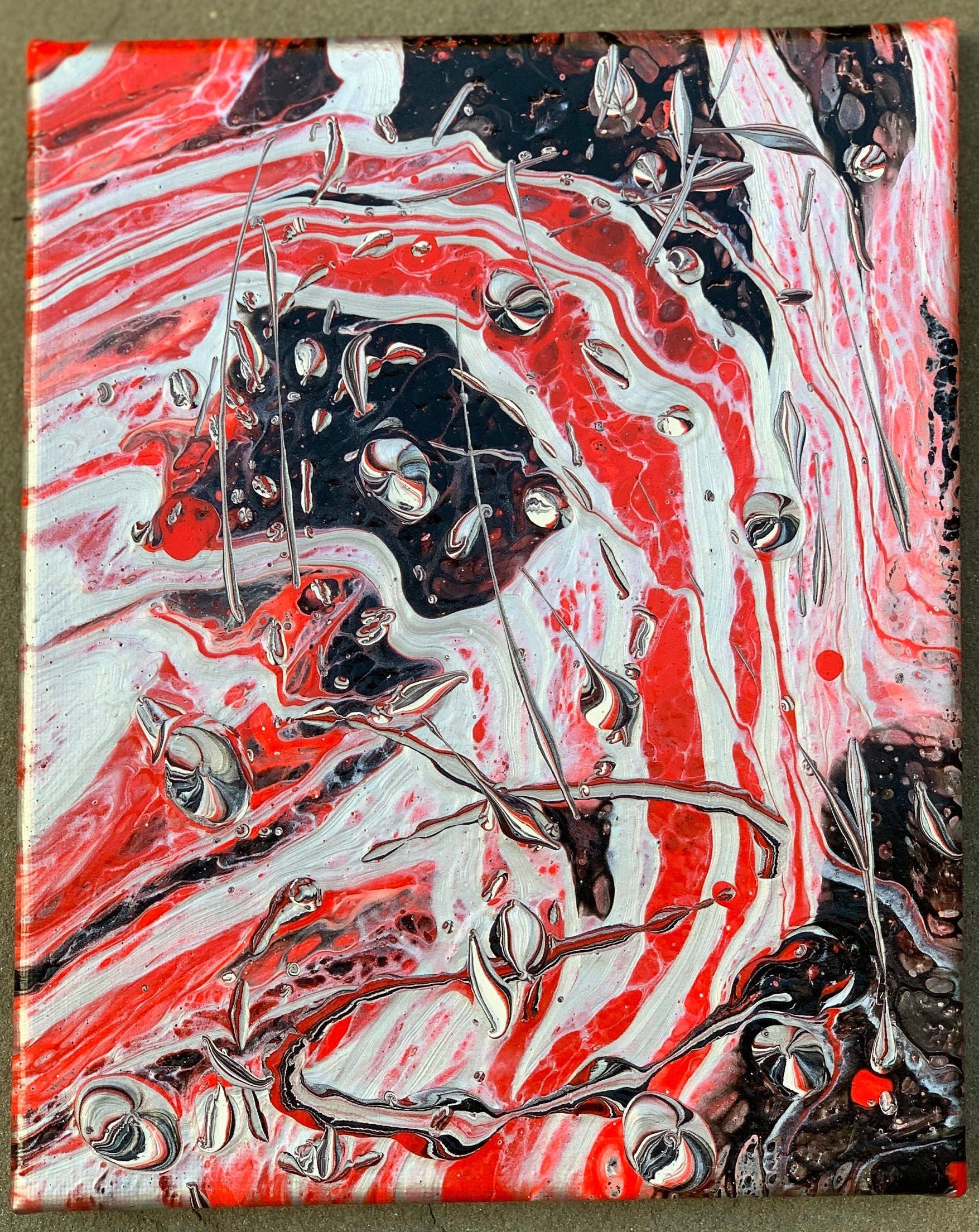 Custom 9x12 Pour Painting - Etsy