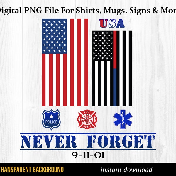 Never Forget 911 Png - Etsy