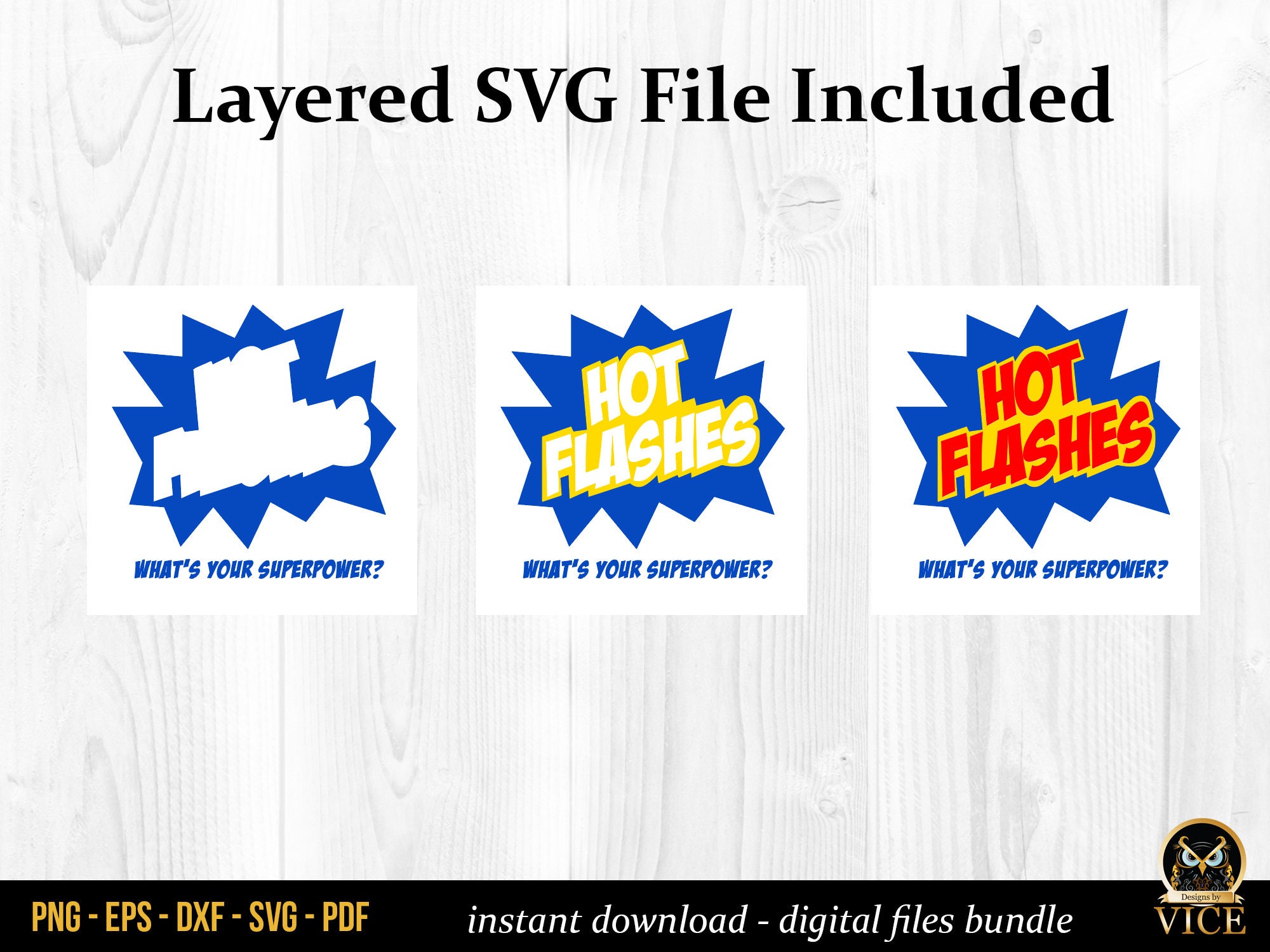 Aging SVG, Hot Flashes SVG, Hot Flashes - What's Your Superpower Cut ...