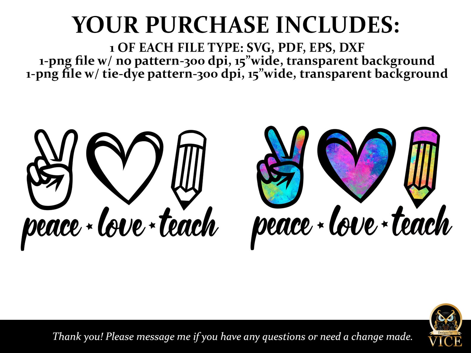 Peace Love Teach SVG, Peace Love PNG, Peace Love SVG Cut File, Cricut ...