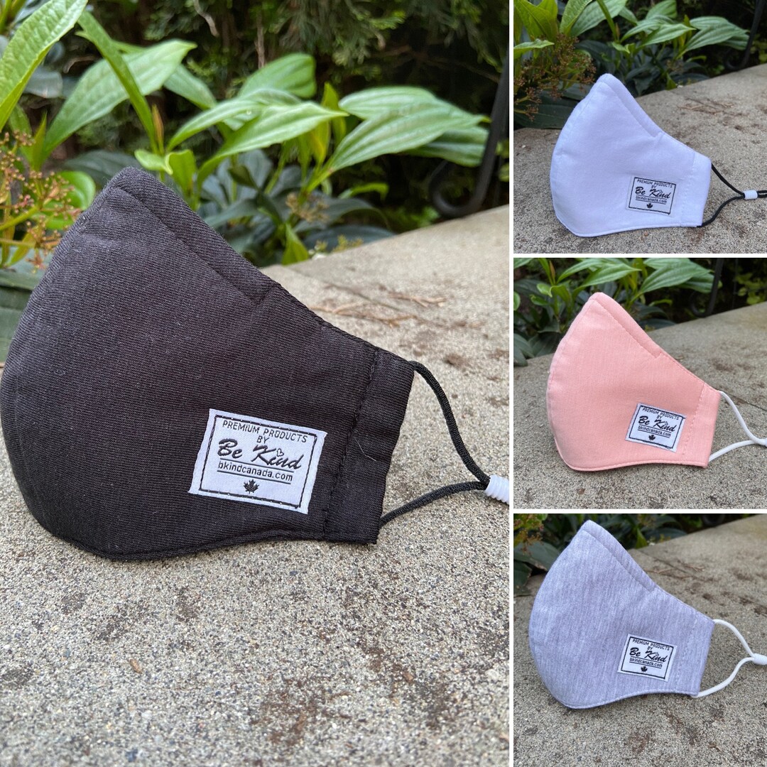 Bamboo Face Mask Canada 3-4 Layer 1-2 Layer Built in Filter - Etsy Canada