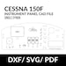 Cessna 150F Instrument Panel CAD File (single Dynon) - Etsy