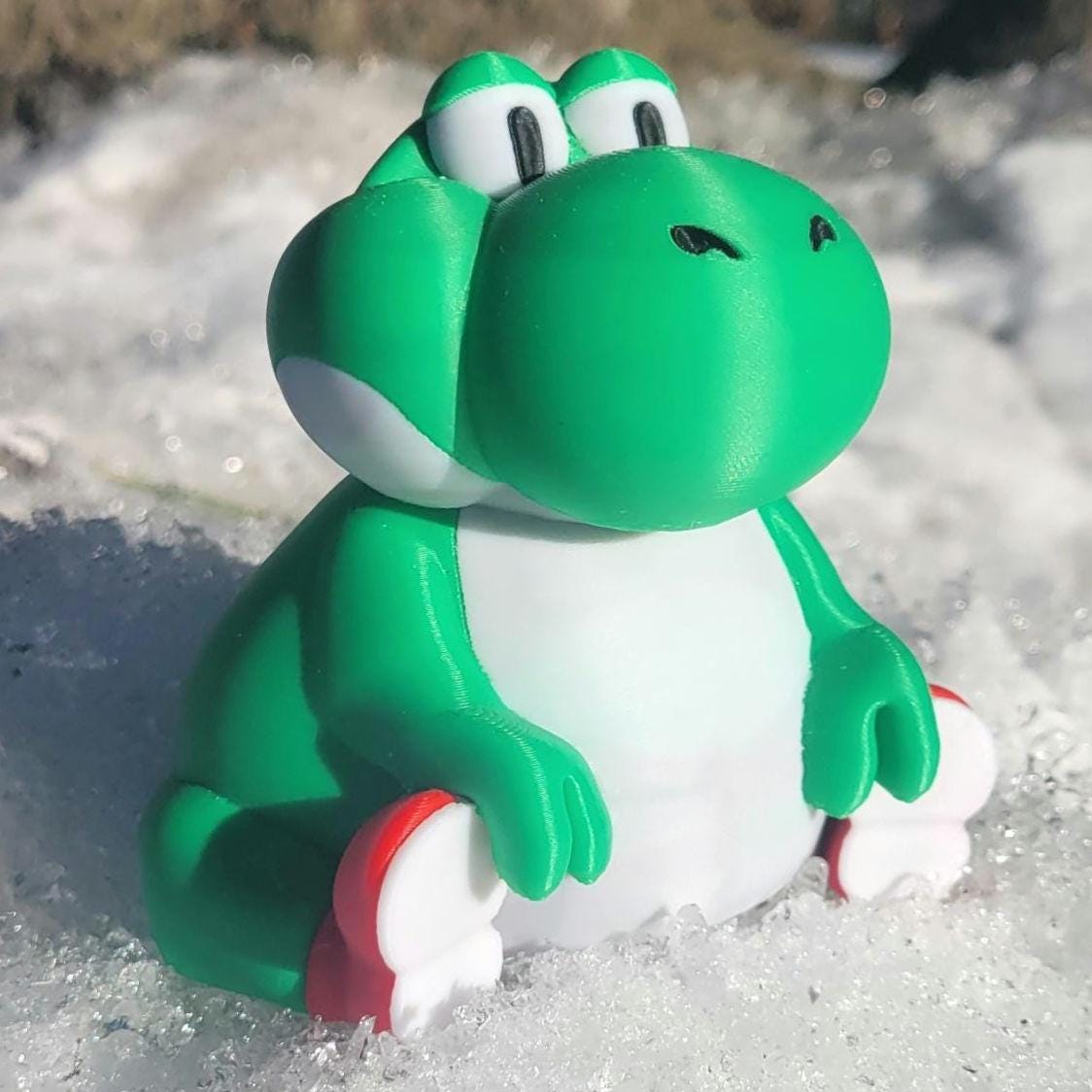Fat Yoshi 3D Print - Super Mario Rpg - Etsy