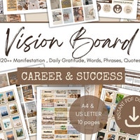 Money & Business Vision Board Printables - 230+ Images, Words, Phrases ...