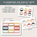 Editable Classroom Jobs Display Printable Classroom Jobs Display Modern ...