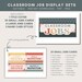 Editable Classroom Jobs Display Printable Classroom Jobs Display Modern ...