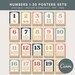 Editable Numbers Classroom Posters Sets Numbers Classroom Decor ...