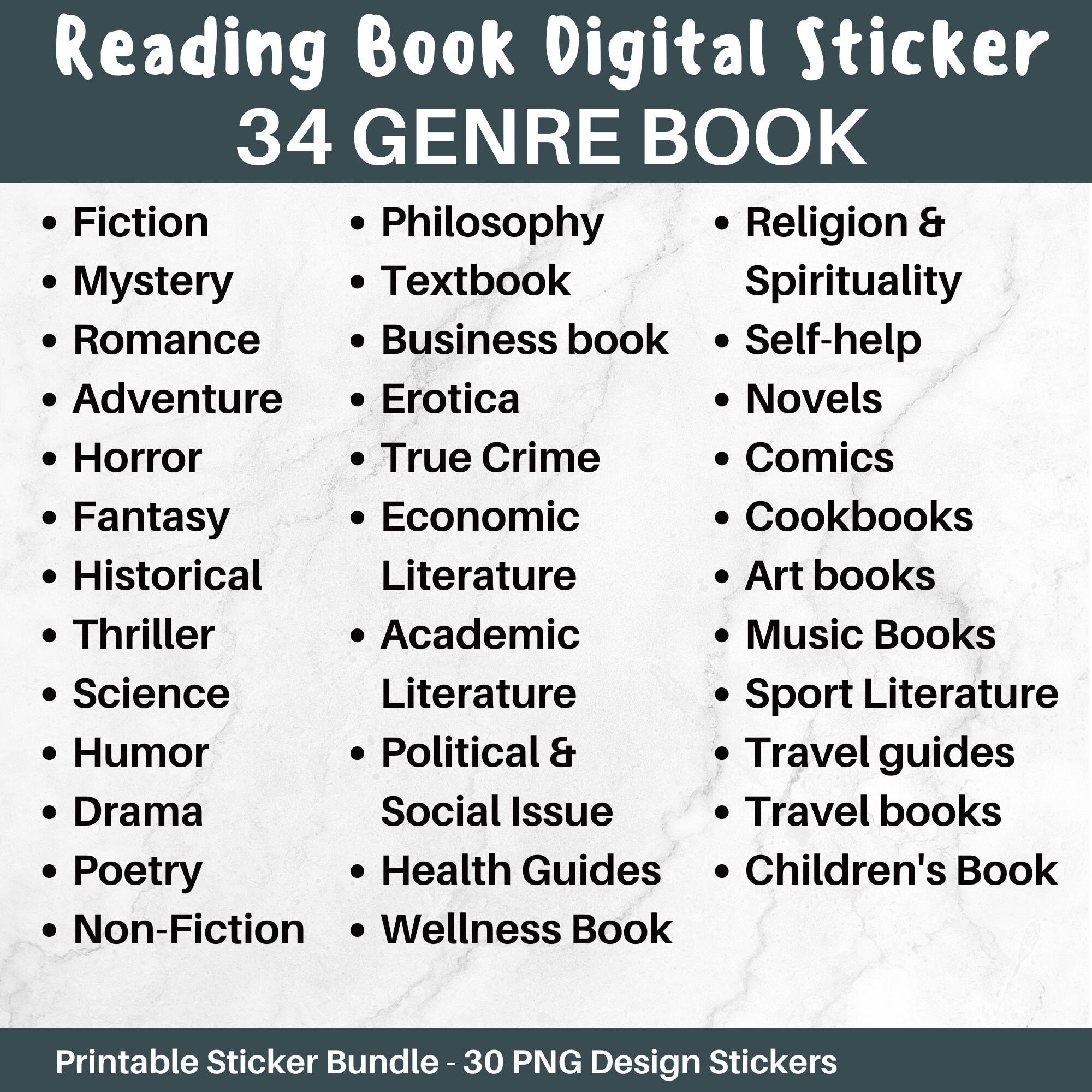 Digital Reading Stickers, Print and Cut Reading Book Stickers, Reading ...