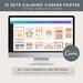 Editable Calming Corner Posters Calming Corner Printable Sets Modern ...