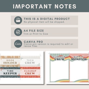 Editable Classroom Jobs Display Printable Classroom Jobs Display Modern ...