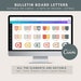 Editable Modern Boho Bulletin Board Letters Template Classroom Decor ...