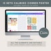 Editable Calming Corner Posters Calming Corner Printable Sets Modern ...