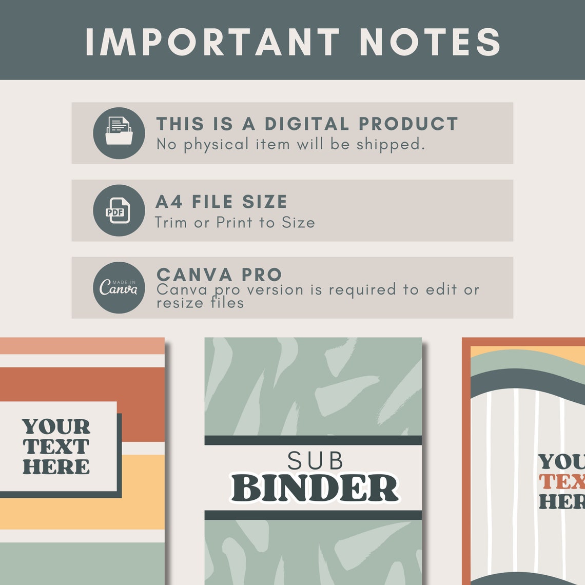 Editable Classroom Binder Covers and Spines Modern Boho Teacher ...