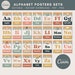 Editable Alphabet Classroom Posters Sets Alphabet for Classroom Decor ...