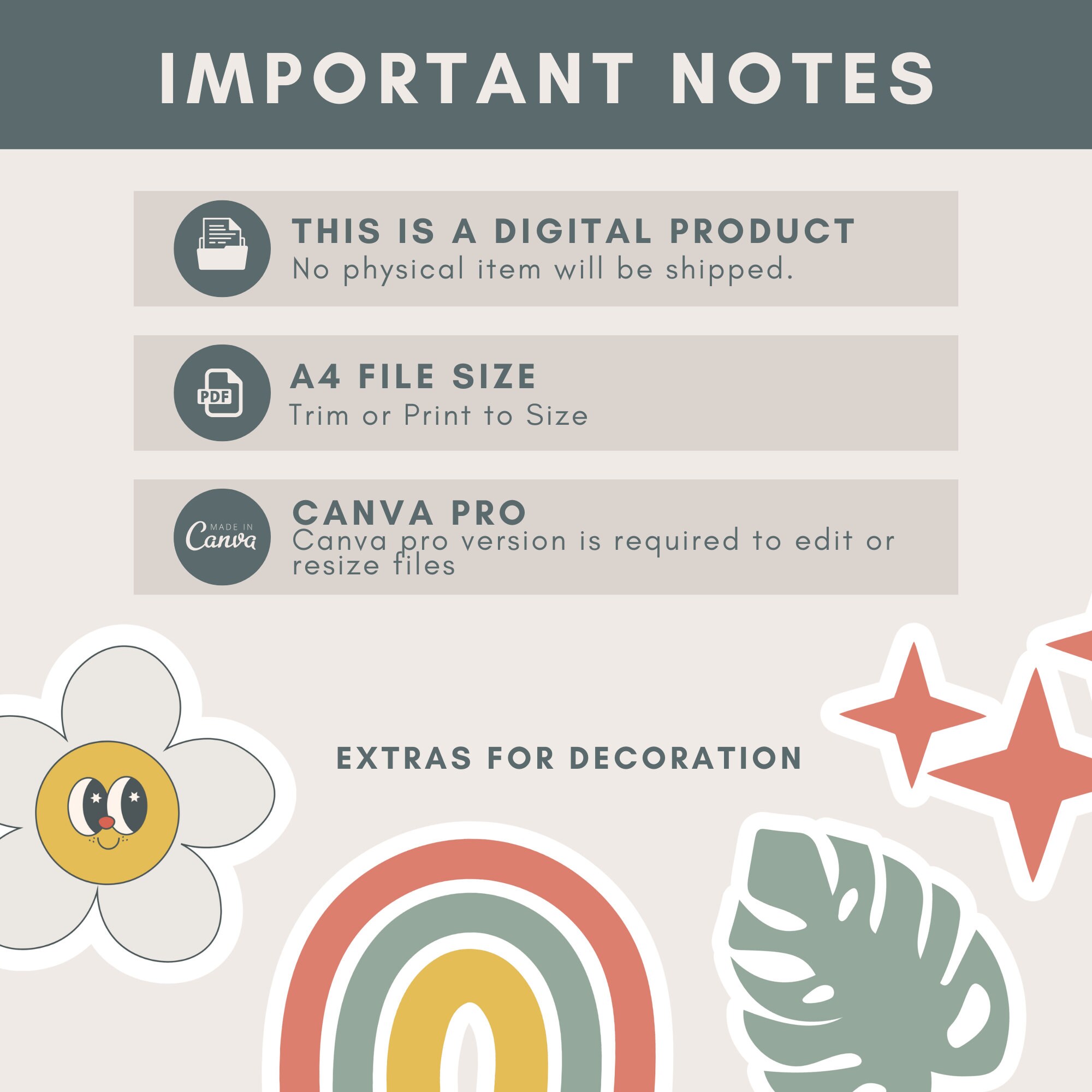 Editable Modern Boho Bulletin Board Letters Template Classroom Decor ...