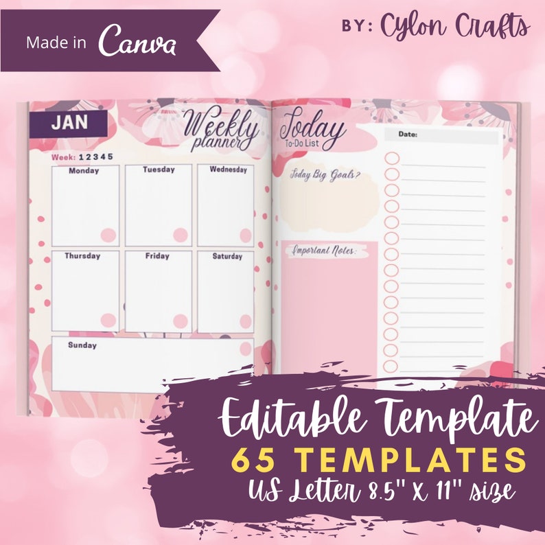 Goals Planner 2023 Vision Board Productivity Goals Tracker Daily Goal ...