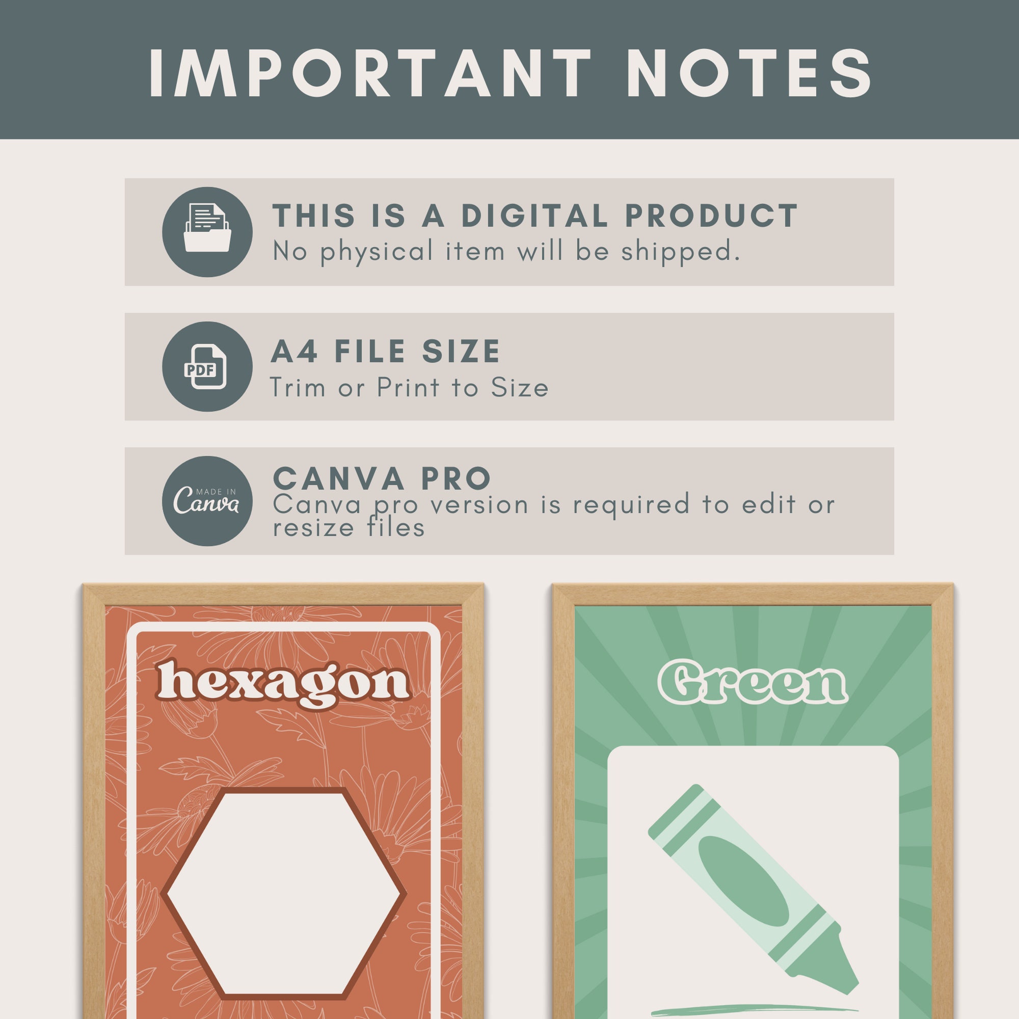 Editable Classroom Shapes and Colors Printable Display on Canva Modern ...