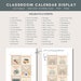 Boho Classroom Calendar Display With Weather Station (canva Editable ...