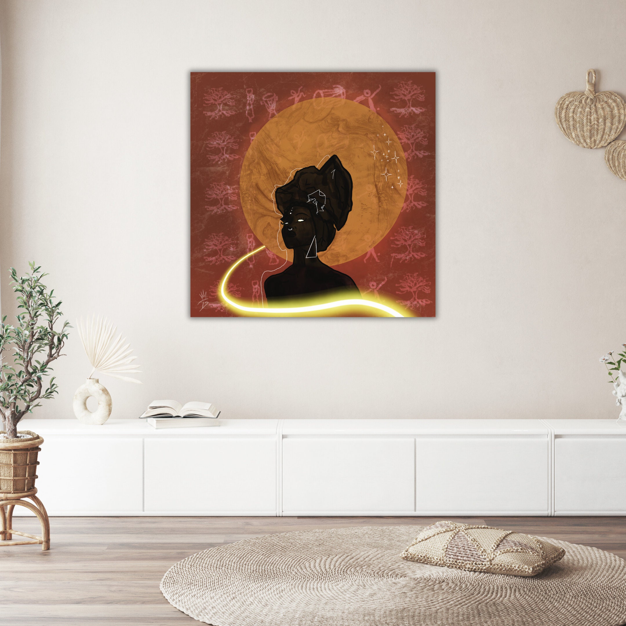 ORÏGIN CANVA 20x20 poem - Etsy