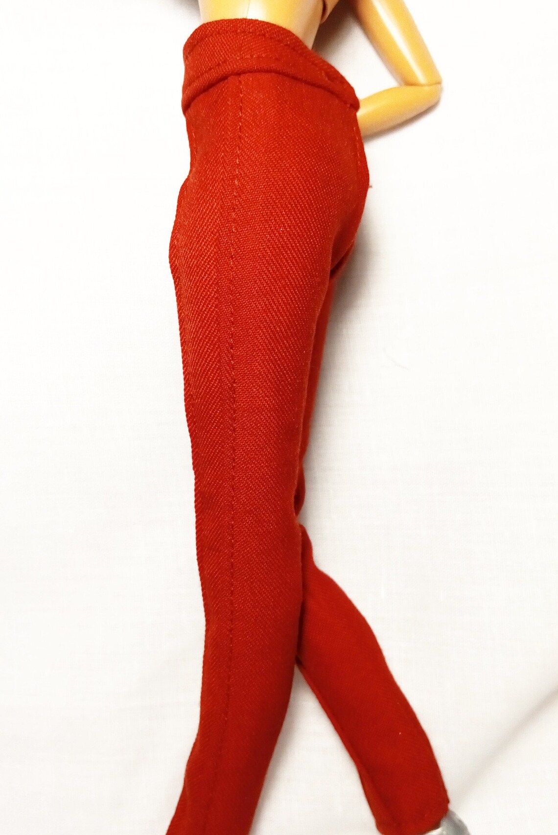 Red Barbie pants. Barbie clothes. Pants for barbie. Barbie | Etsy