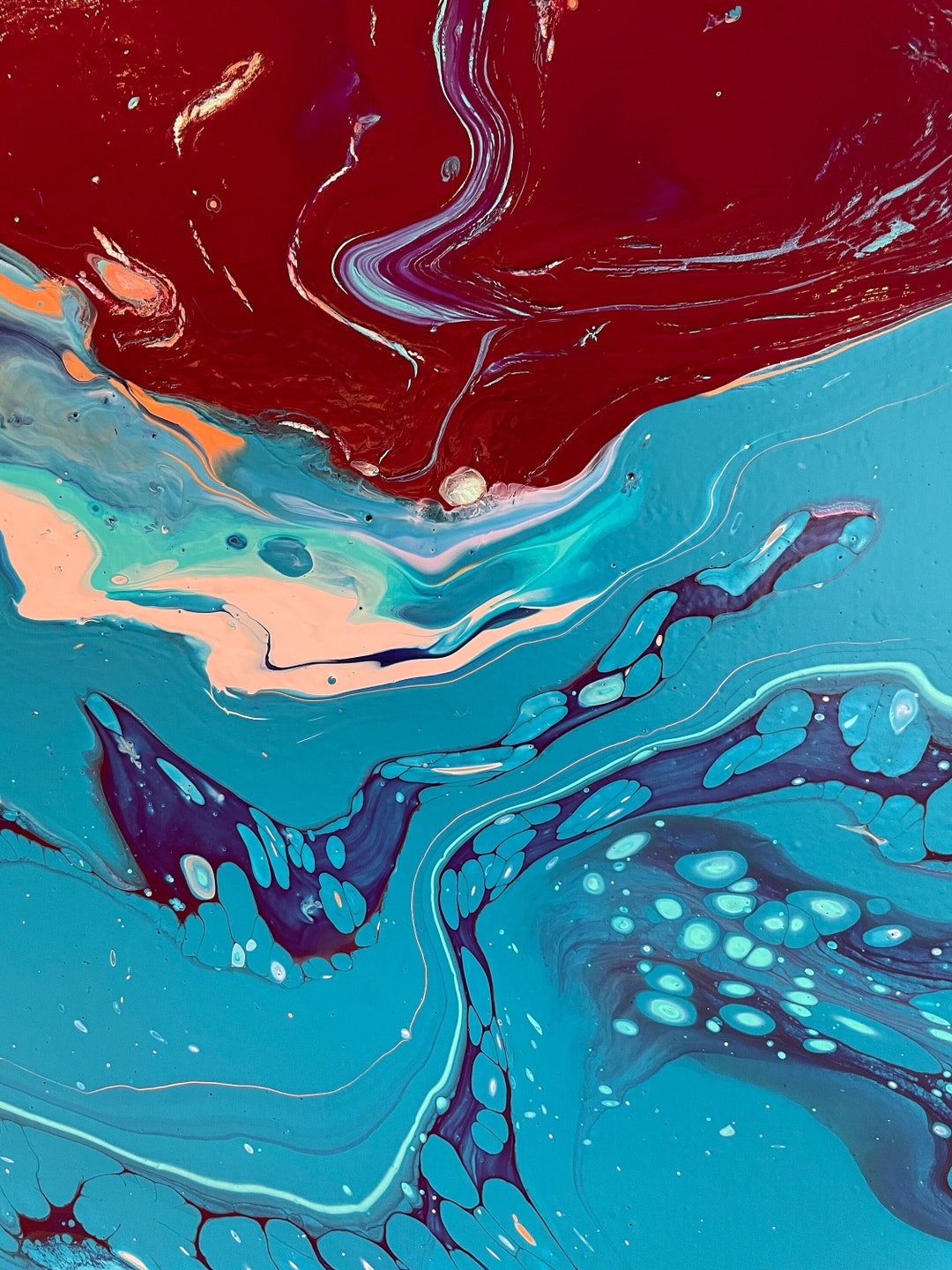 Abstrait, œuvre dart, moderne, art, décoration intérieure, idées ...