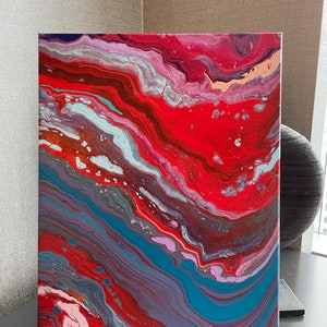Contemporary, Acrylic, Painting, Modern, Abstract, Home Decor, 16 by 20 ...