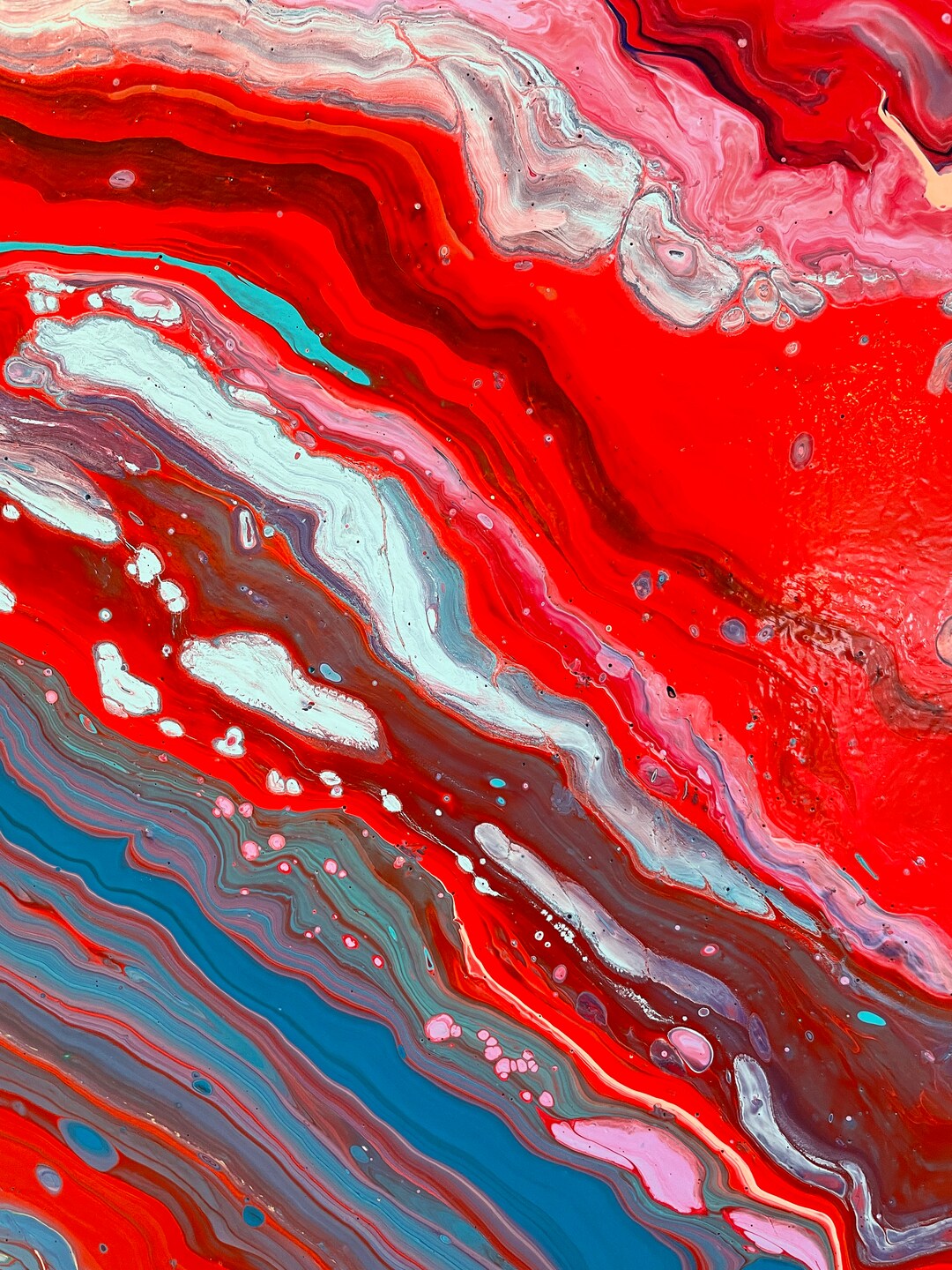 Contemporary, Acrylic, Painting, Modern, Abstract, Home Decor, 16 by 20 ...