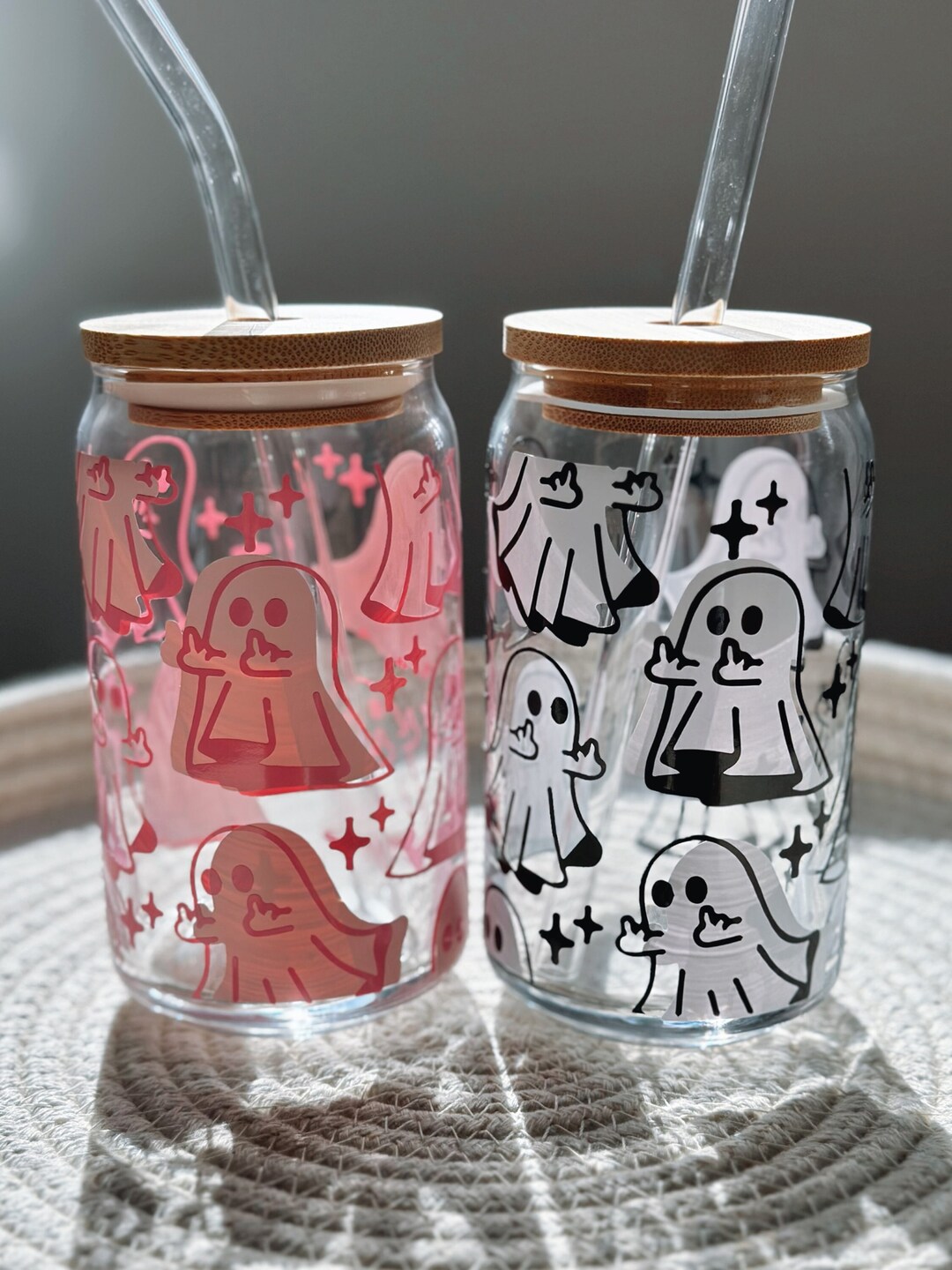 Middle Finger Ghost Glass, Ghost Cup, Halloween Coffee Cup, Spooky Cup ...