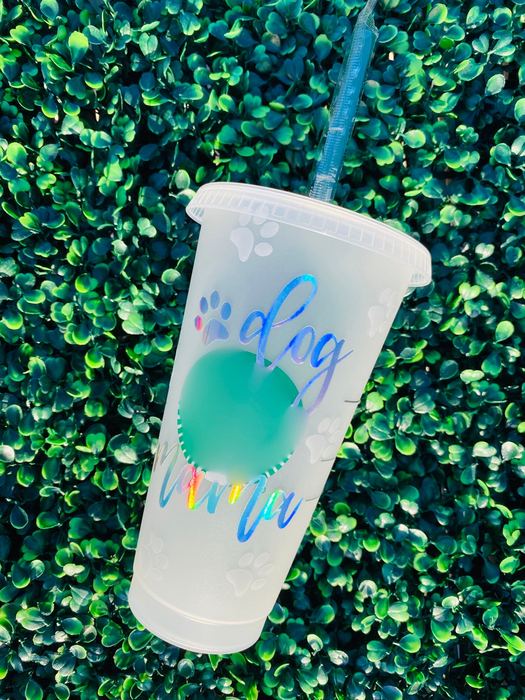 Dog Mom Cup, Color Changing Dog Mom Cup, Iced Coffee Cup, Dog Lover Cup ...
