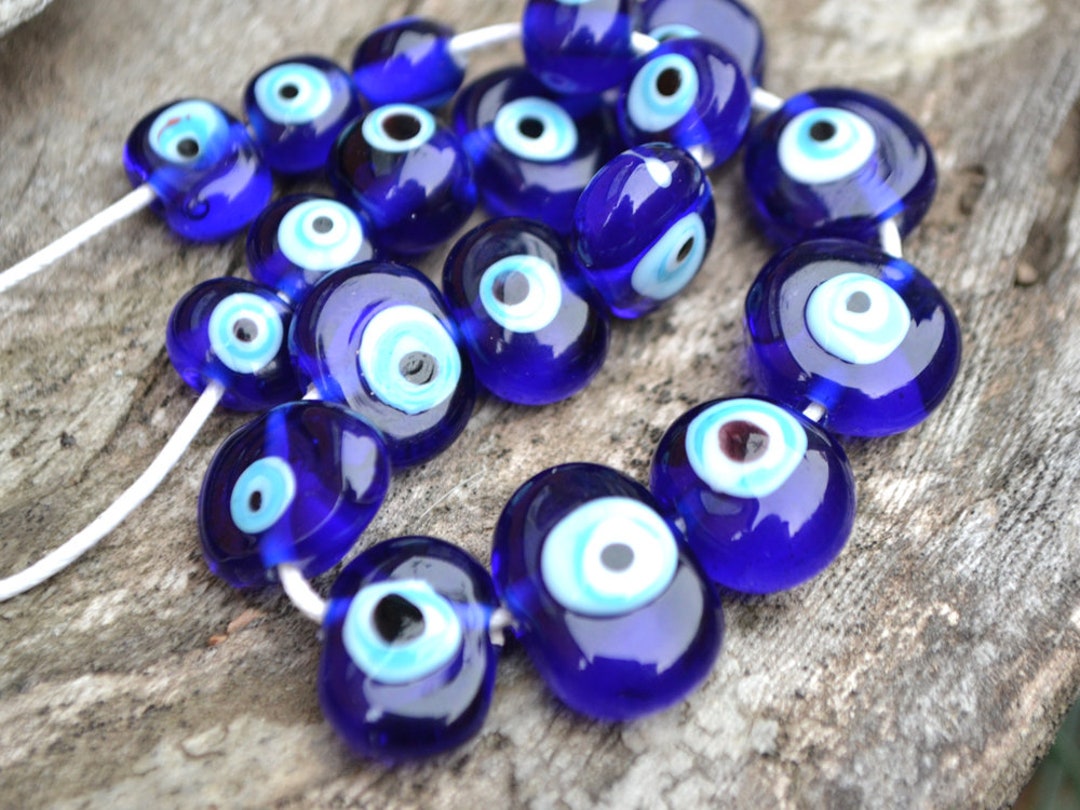 Lampwork Devil Eye Beads, Evil Eye Jewelry, Murano Glass Beads ...