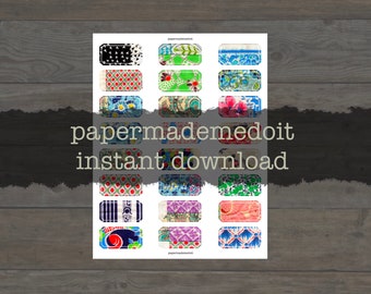 Printable Labels - Writing Paper Labels - Journal Supplies - Digital ...