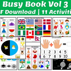 Busy Binders Set, Covers 3 Books From Vol 1 to 3 - Etsy