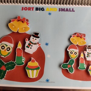 Christmas Busy Binder, Christmas Theme Learning Sheets for Toddlers and ...