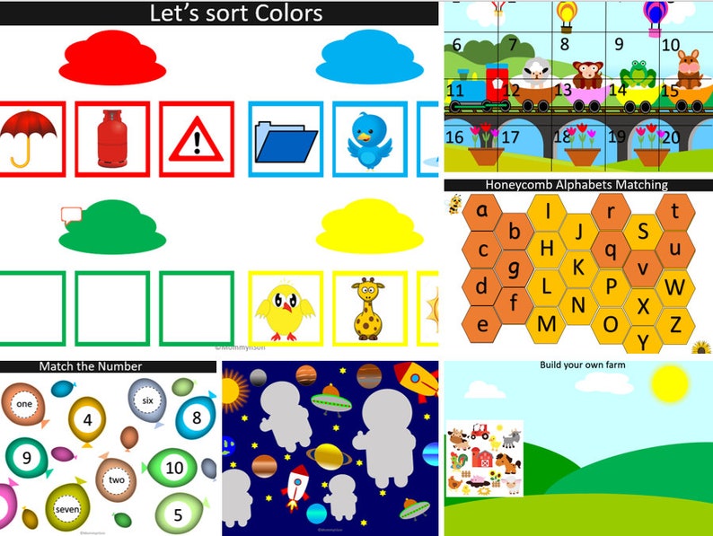 Buy Toddler Busy Book Learning Binder for Preschoolers Homeschooling ...