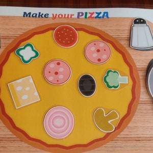 Make Your Own Pizza, Pizza Busy Book, File Folder Games, Homeschool ...