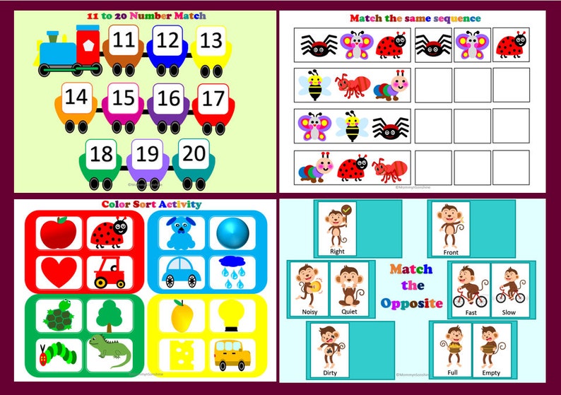 Toddler Busy Book Mega Bundle Includes 33 Activities - Etsy