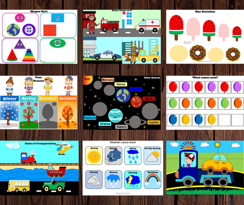 Toddler Busy Book, Paquete de aprendizaje interactivo para niños en ...