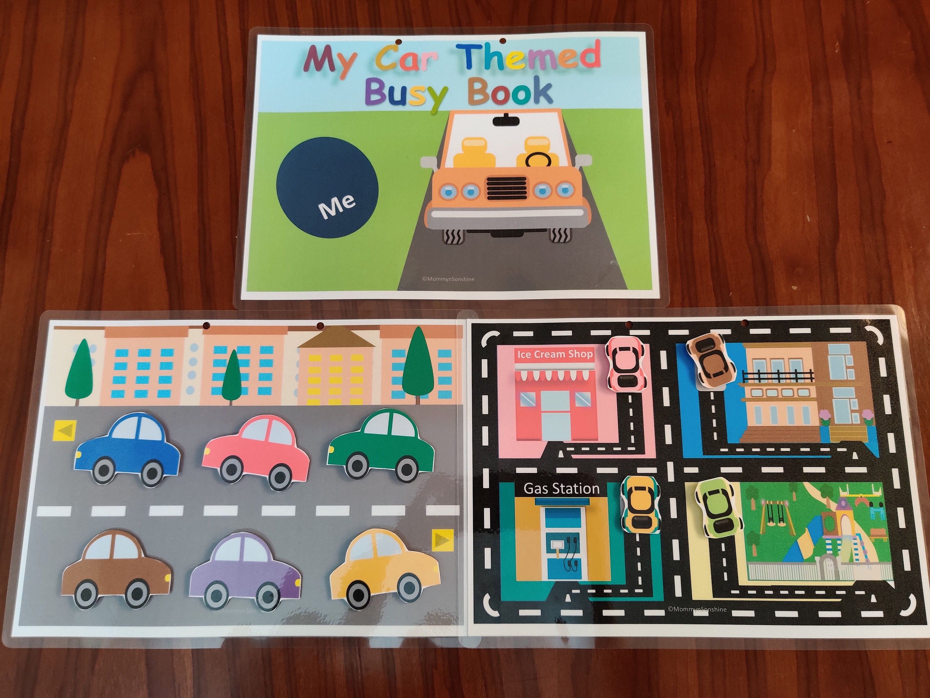 Cars Themed Busy Book Toddler Busy Binder Homeschooling - Etsy India