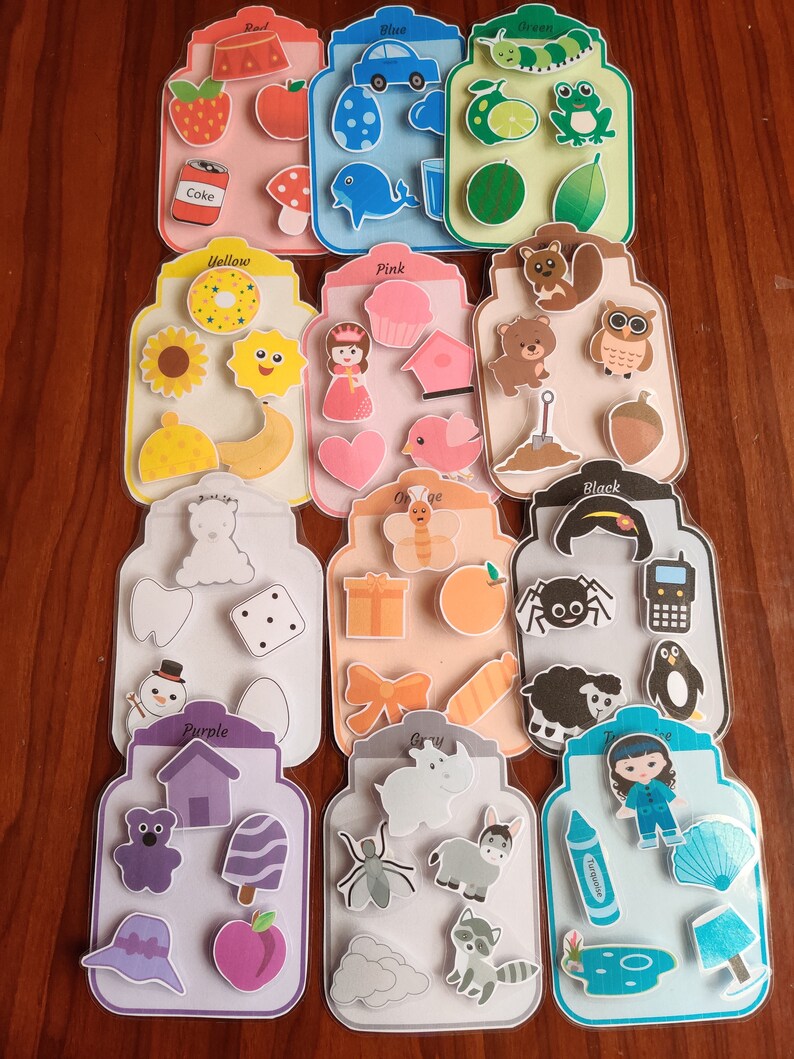 Color Sorting Activity, Color Matching, Jars Color Match, Homeschooling ...