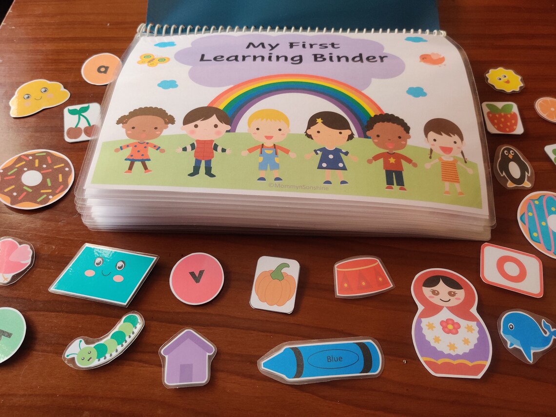 Busy Book Vol 1 Busy Binder for Toddlers & Preschoolers for 2 - Etsy