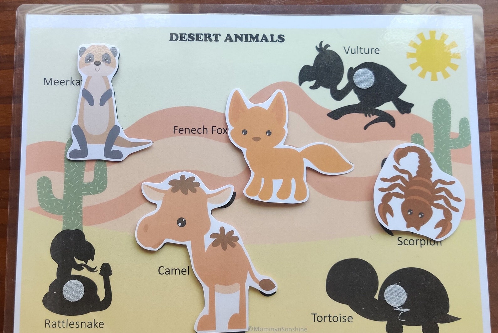 Animals Matching Habitats Matching Learning Animals Animal - Etsy Canada