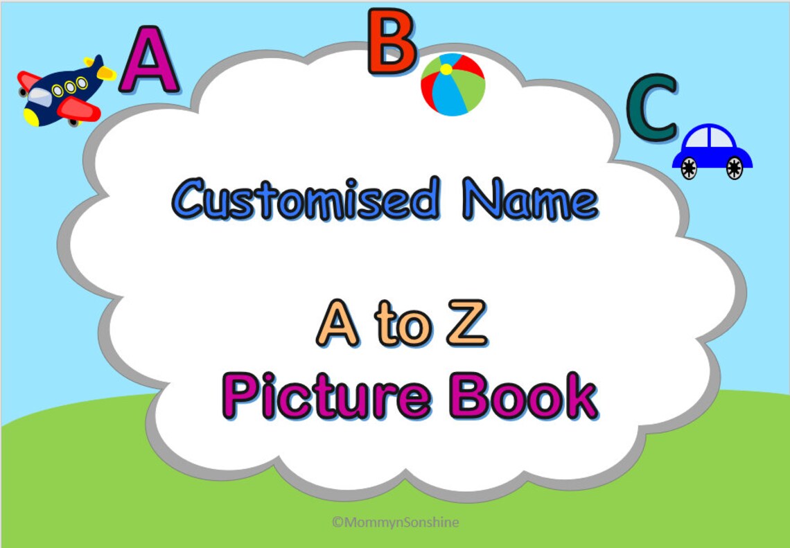 Alphabets Picture Matching Busy Book, Beginning Sound Matching Binder ...