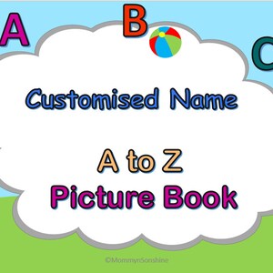 Alphabets Picture Matching Busy Book, Beginning Sound Matching Binder ...